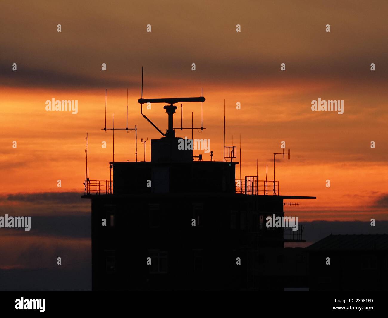 Sheerness, Kent, UK. 11th Apr, 2024. UK Weather: sunset in Sheerness ...