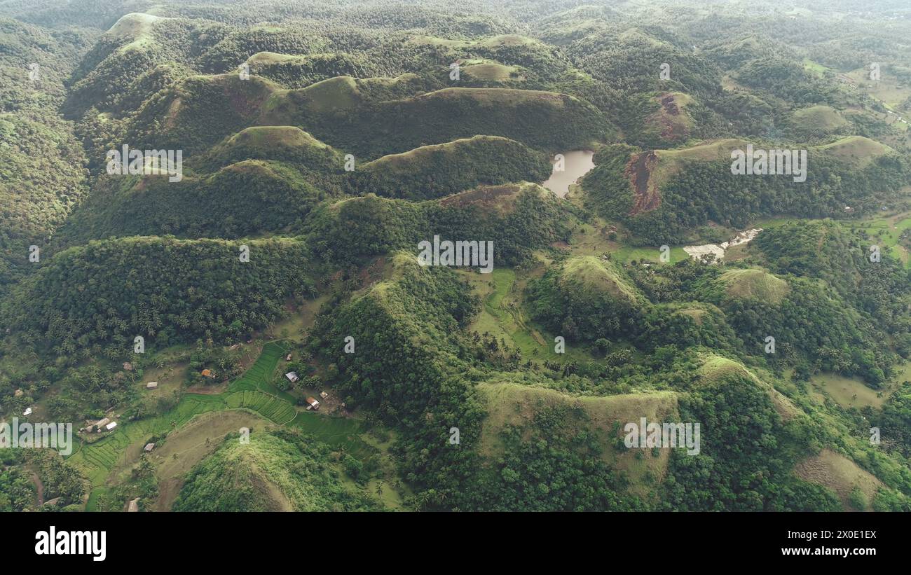 Aerial view above rural filipino hi-res stock photography and images ...