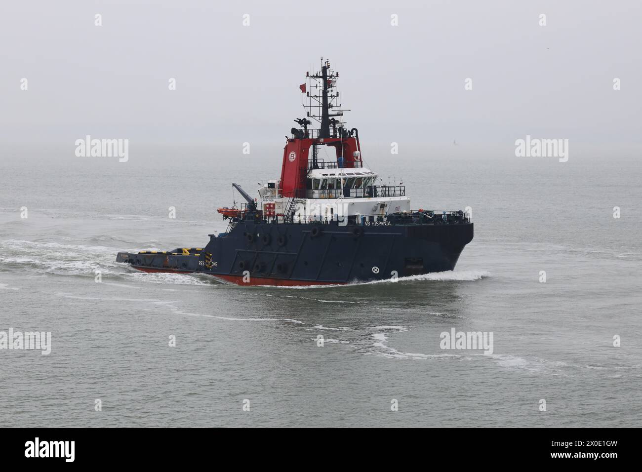 The Maltese registered ocean going tug VB HISPANIA arriving in poor ...