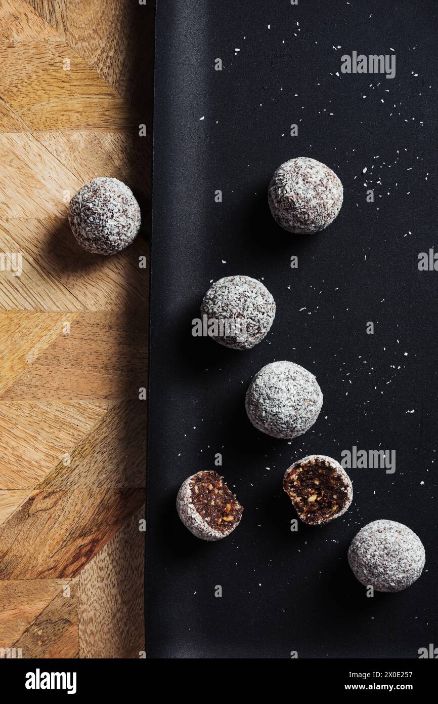 Delicious and healthy sweets made from dried fruit, honey and nuts in ...