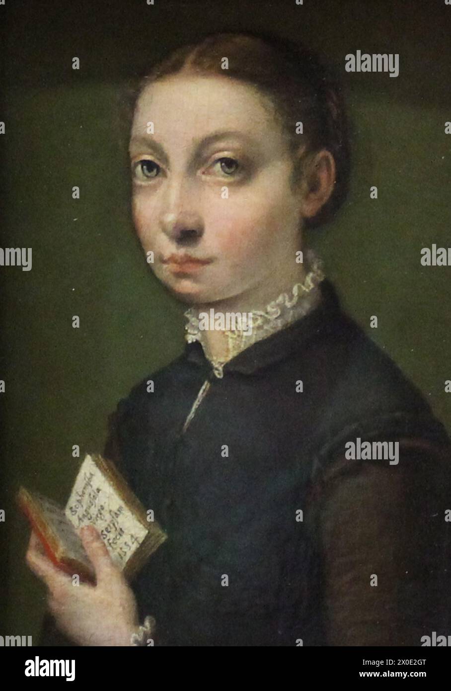 Self-Portrait is a small oil-on-panel painting by the Italian artist Sofonisba Anguissola ...