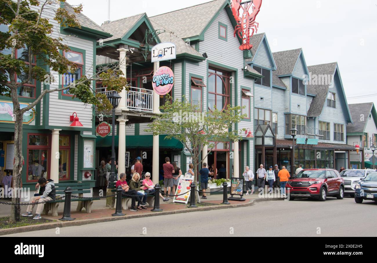 Bar harbor downtown maine hi-res stock photography and images - Alamy