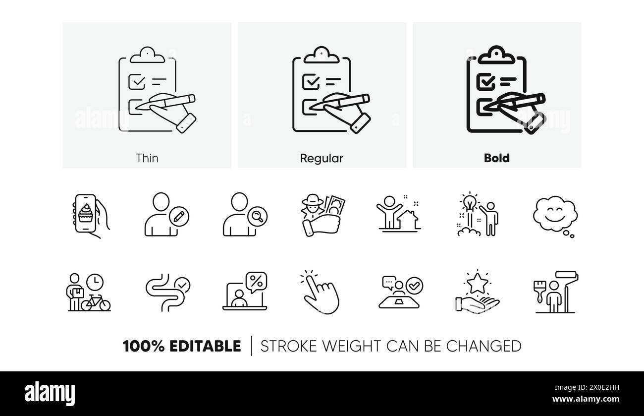 Digestion food line icon Stock Vector Images - Alamy