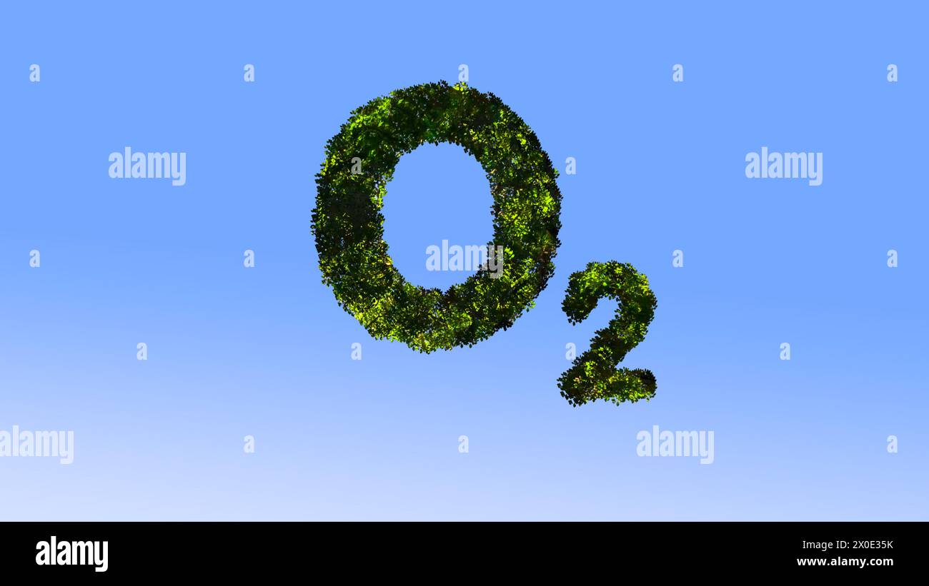 O2 Icon or Symbol Concept Stock Photo - Alamy