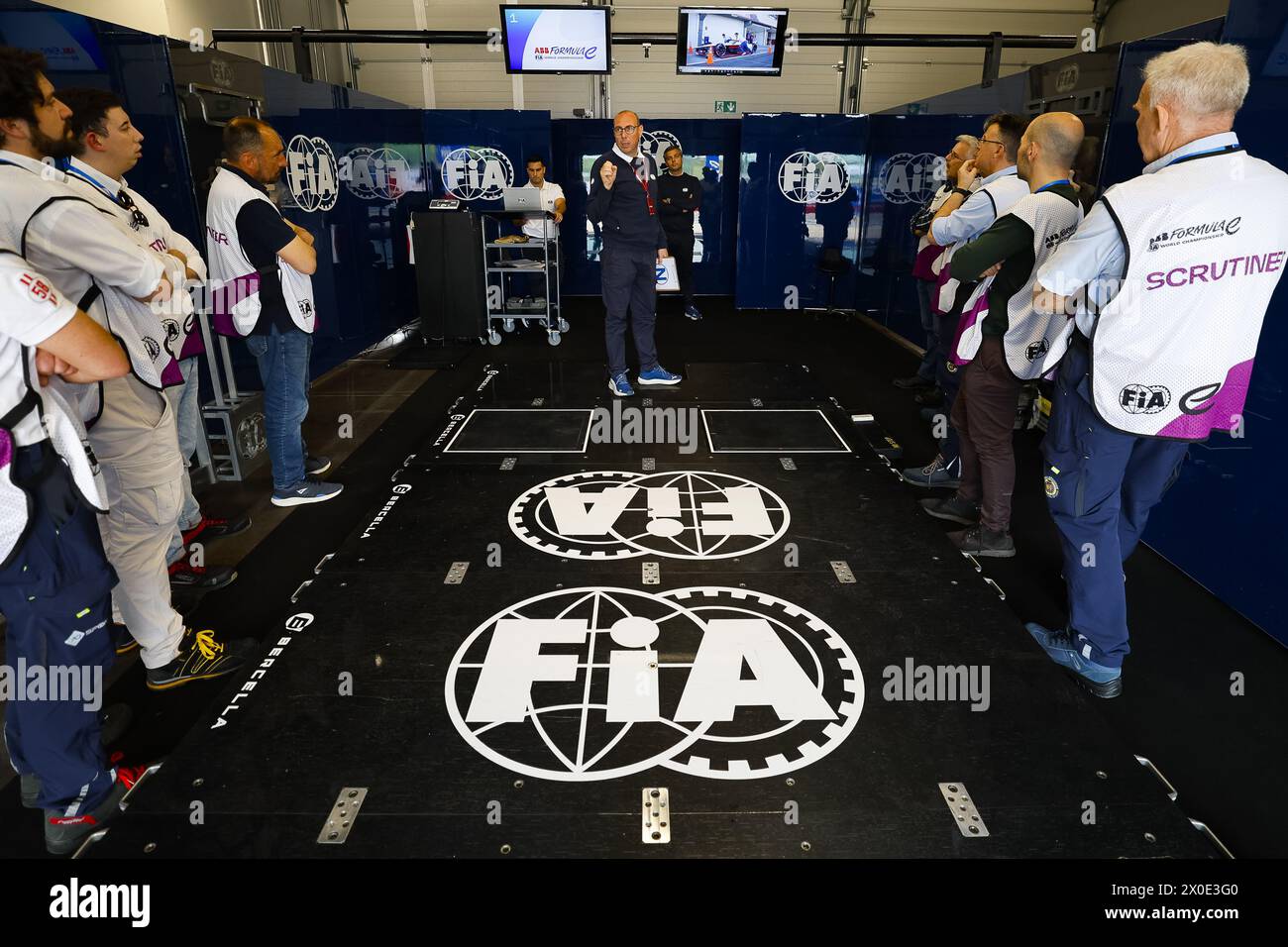 FIA e-safety briefing, during the 2024 Misano ePrix, 5th meeting of the ...