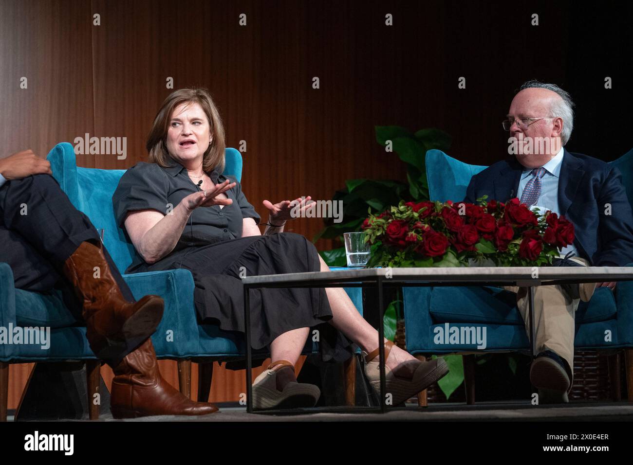 Austin, Tx, USA. 10th Apr, 2024. Former White House staffers KARL ROVE ...