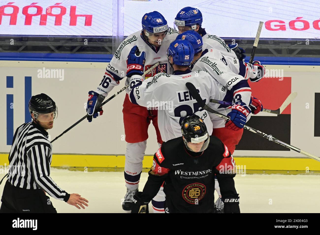 Karlovy Vary, Czech Republic. 11th Apr, 2024. Friendly Match Czech ...