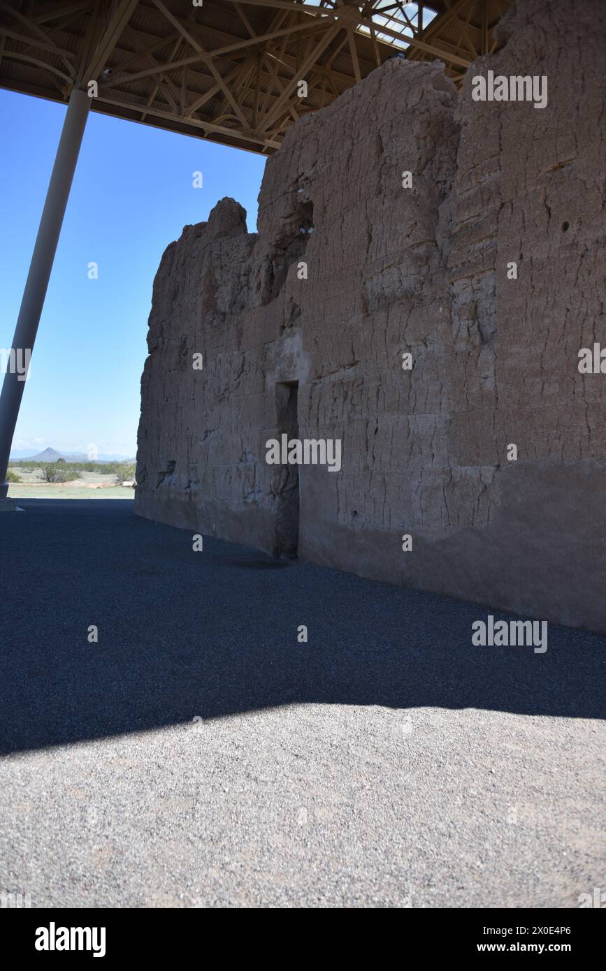 Coolidge, AZ., U.S.A., 3/16/2024. Casa Grande Ruins National Monument ...