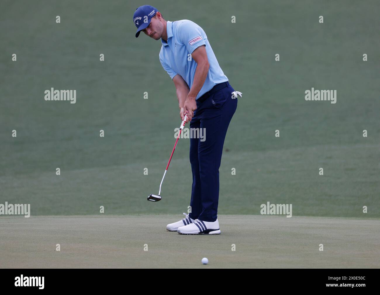 Augusta, United States. 11th Apr, 2024. Denmark's Nicolai Hojgaard ...