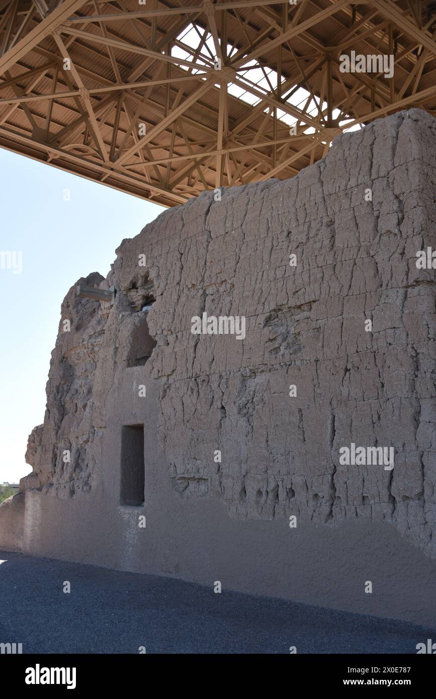 Coolidge, AZ., U.S.A., 3/16/2024. Casa Grande Ruins National Monument ...
