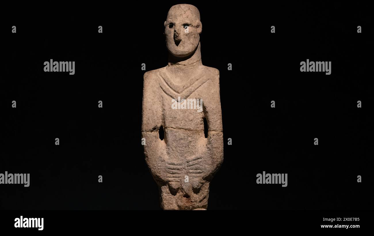 Sanliurfa, Turkey - 14 October 2022: The Urfa statue which is oldest ...