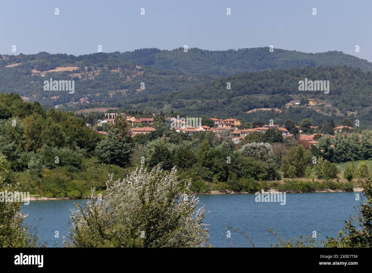 Lago di Bilancino, Barberino del Mugello, Florence, Italy: landscape at ...