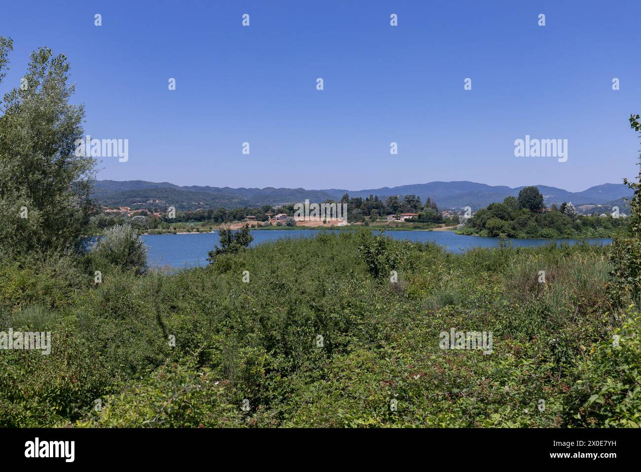Lago di Bilancino, Barberino del Mugello, Florence, Italy: landscape at ...