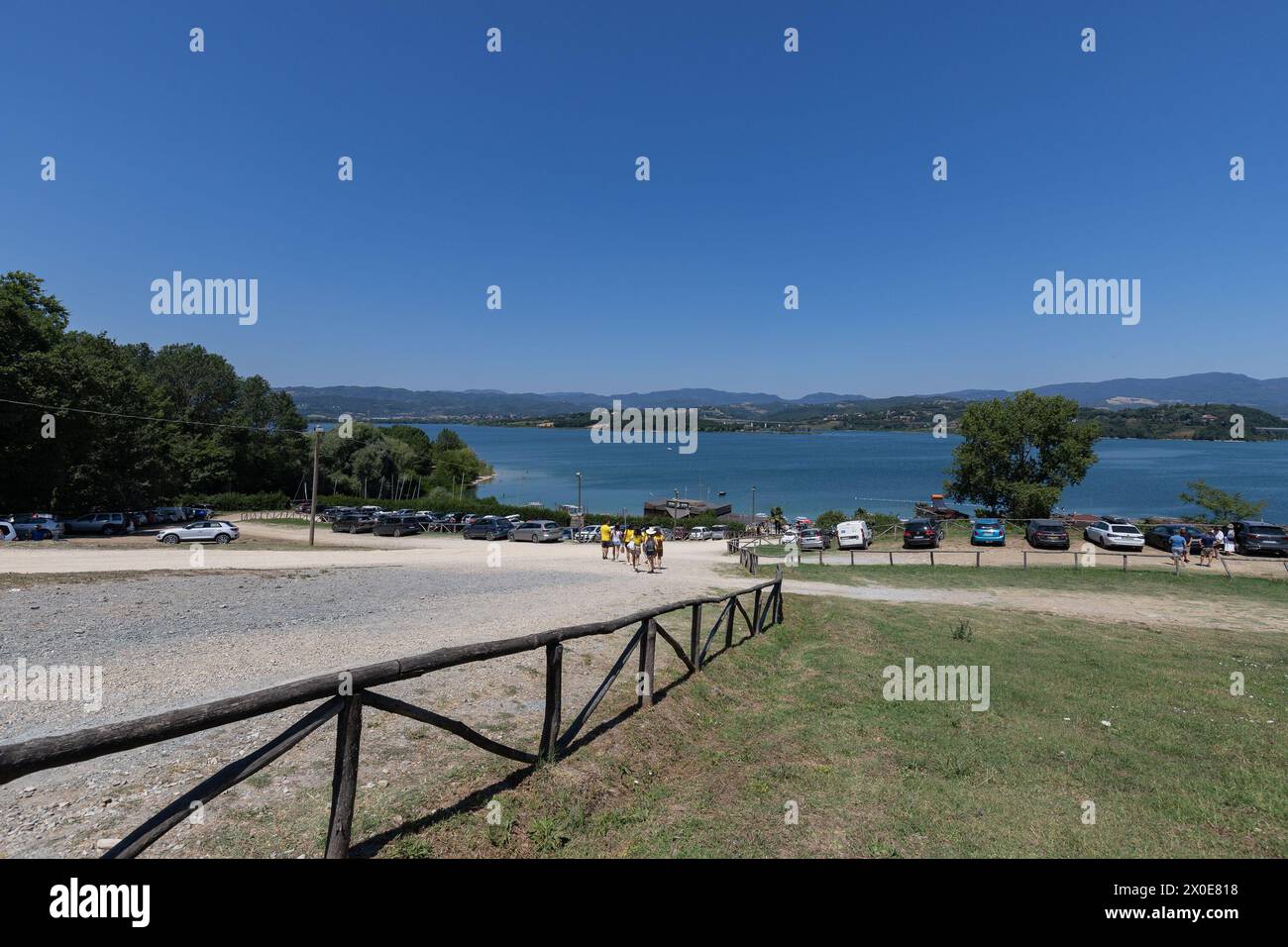 Lago di Bilancino, Barberino del Mugello, Florence, Italy: landscape at ...