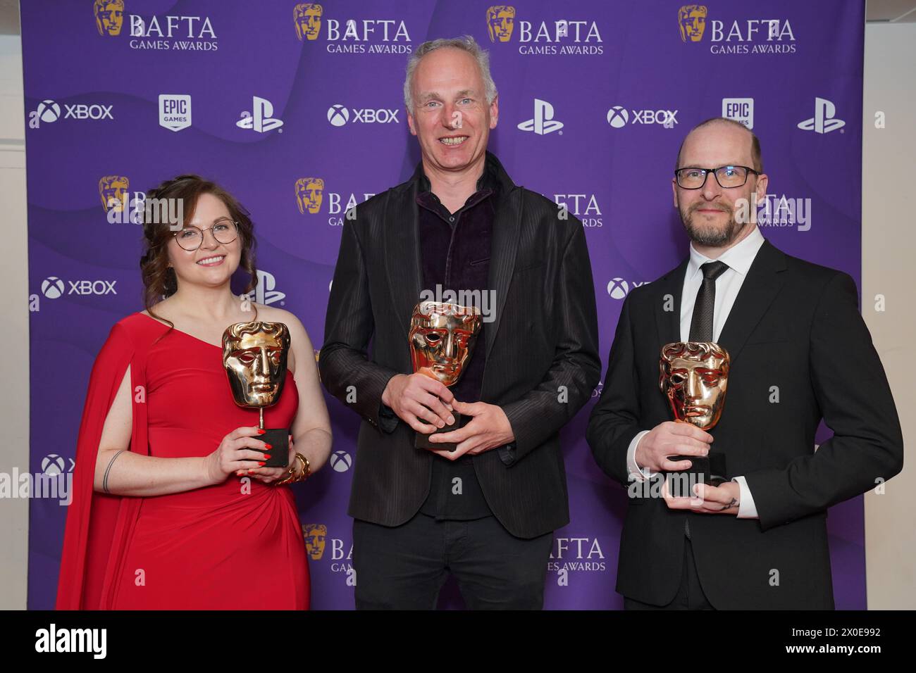 (left to right) Sarah Baylus, Swen Vincke and David Walgrave who won ...
