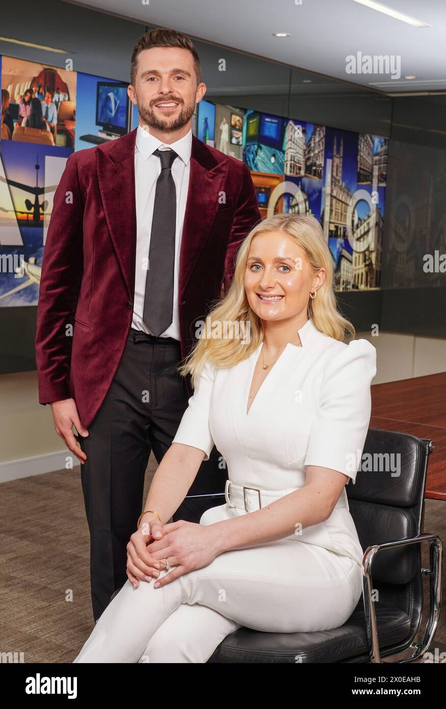 Rachel Woolford and Phil Turner, the two finalists of the latest series ...