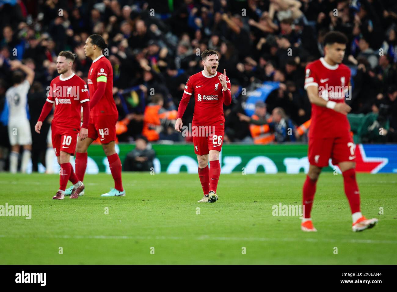 Andy robertson liverpool goal hi-res stock photography and images - Alamy