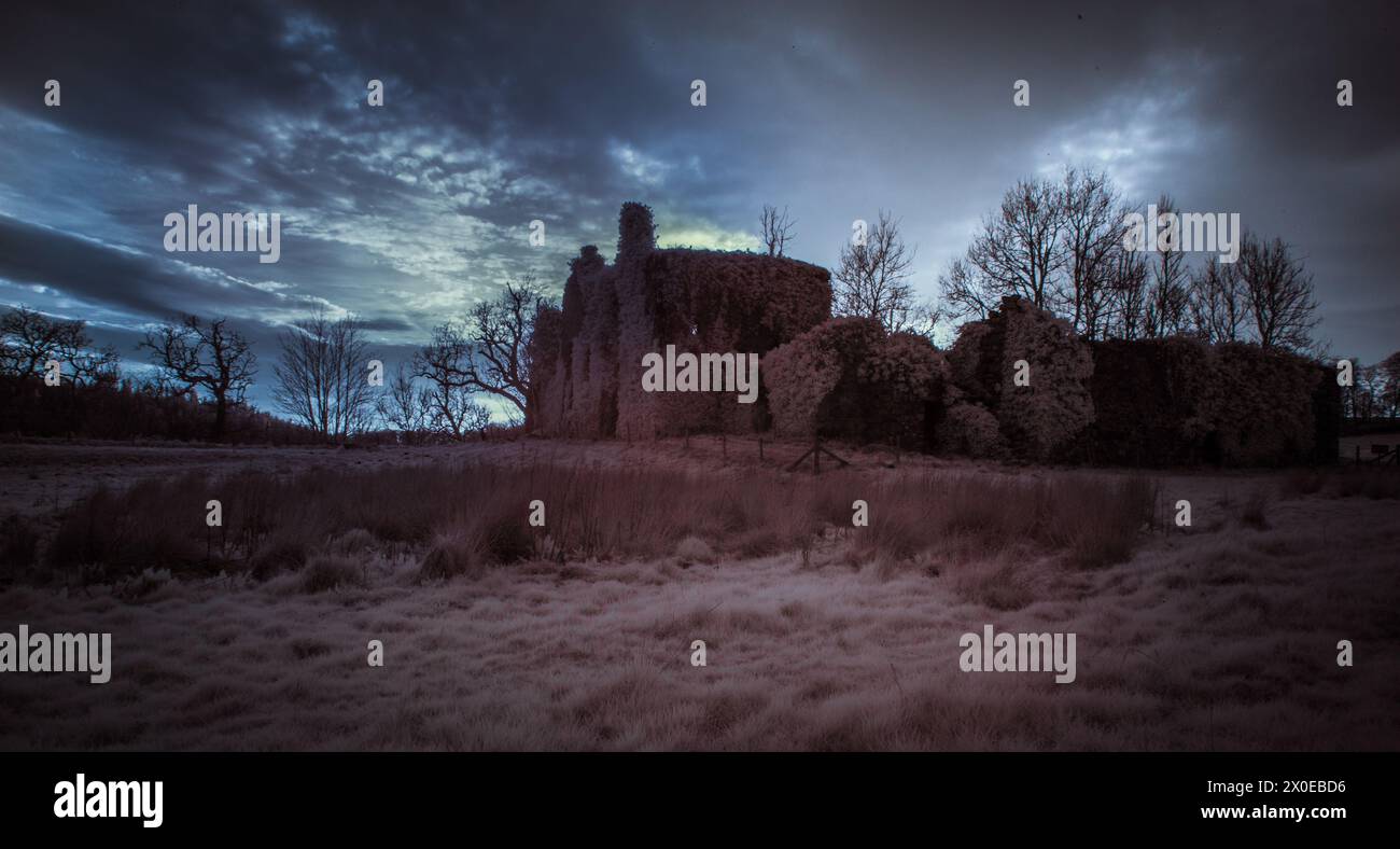 the ruins of gight castle at braes of gight near methlick aberdeenshire ...