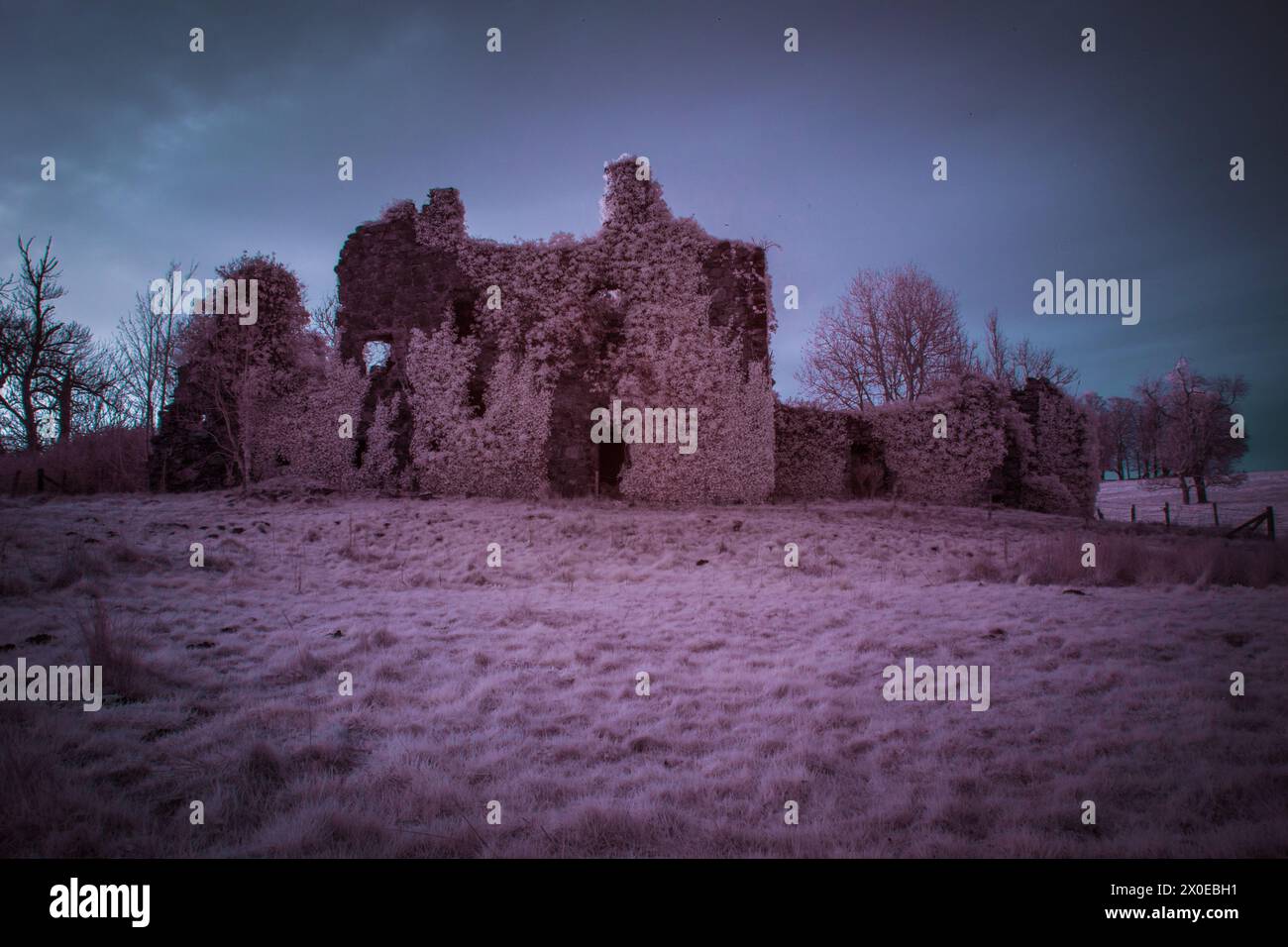 the ruins of gight castle at braes of gight near methlick aberdeenshire ...