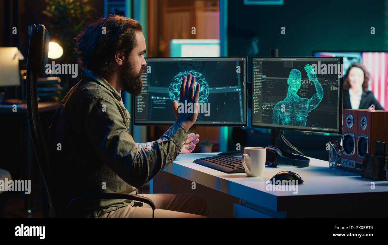 Futuristic concept agi human hi-res stock photography and images - Alamy