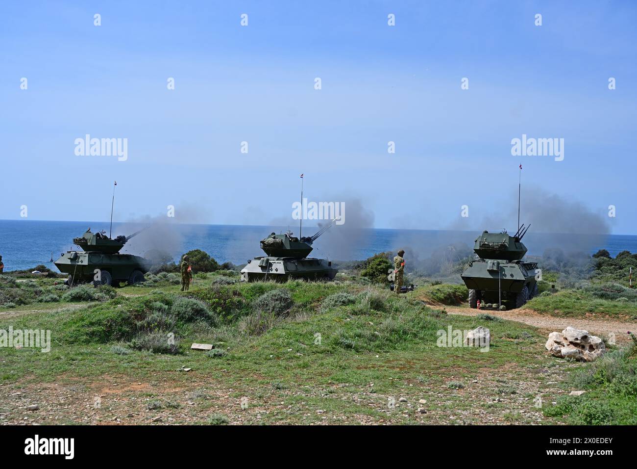 Croatian Army soldiers conduct live fire drills with BOV-3 during ...