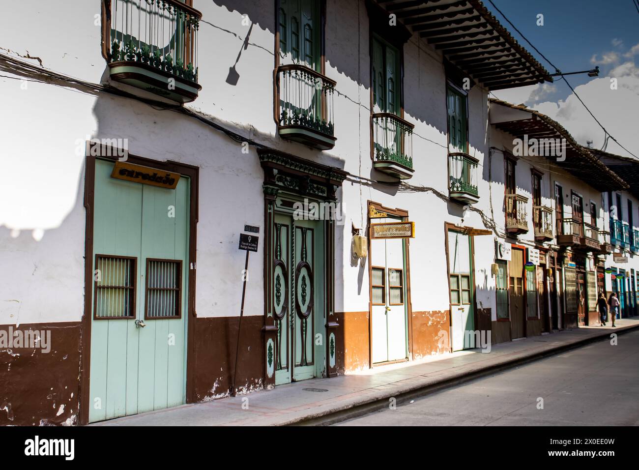 SALAMINA, COLOMBIA - JANUARY 14, 2024: House of culture at the heritage ...