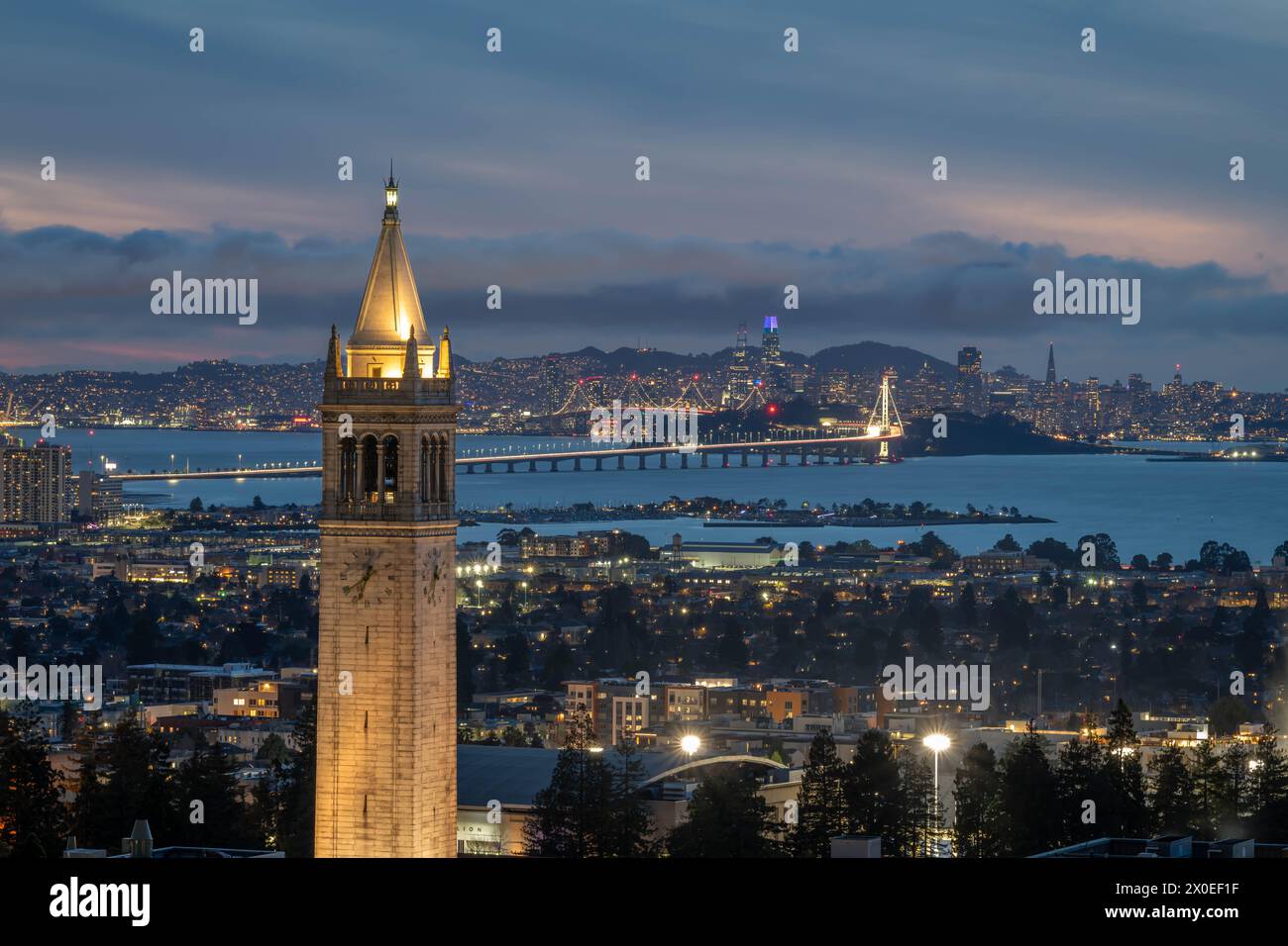 Sunrise over Berkeley Stock Photo - Alamy