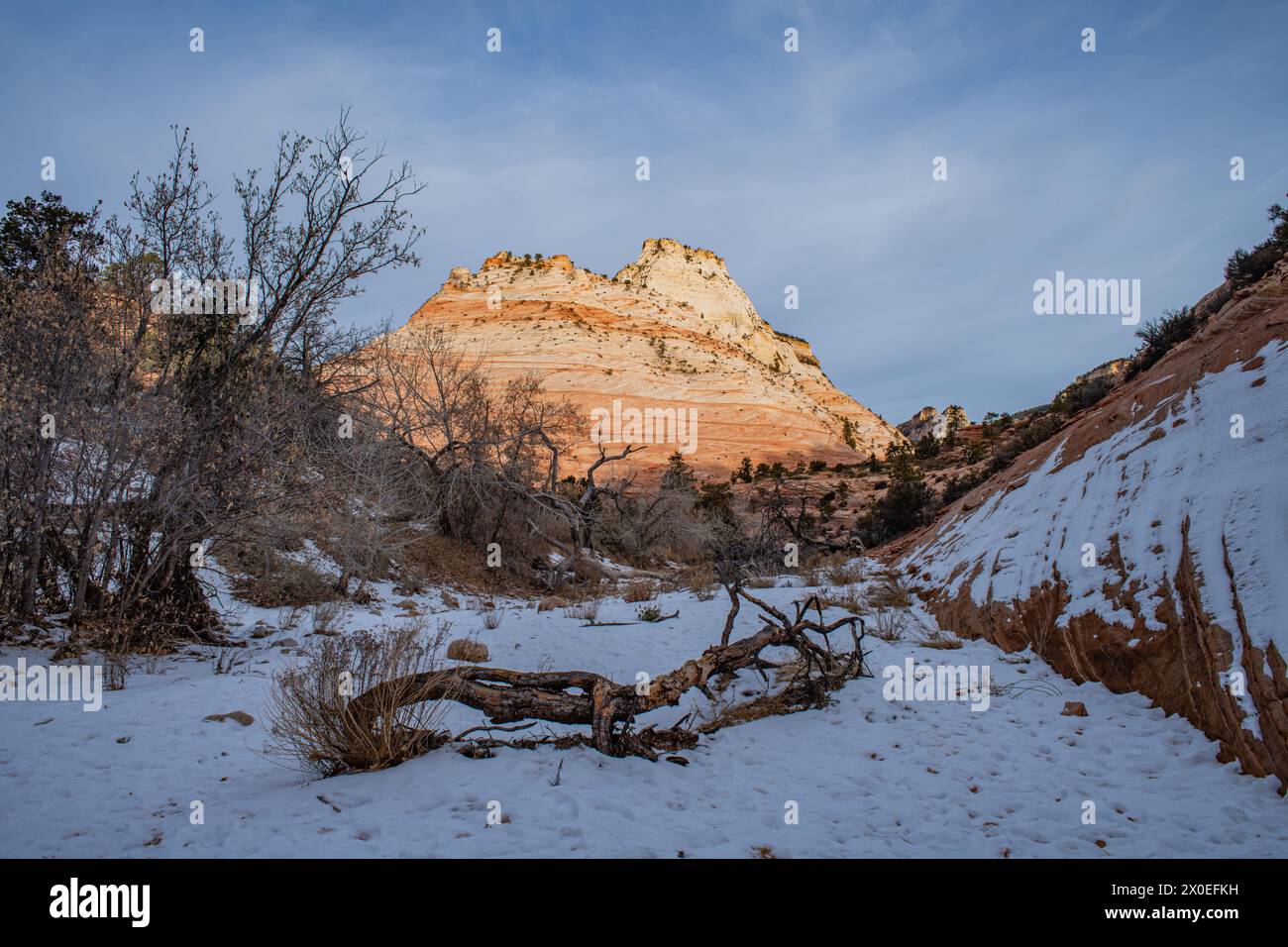 Utah's scenic canyons during the winter Stock Photo - Alamy
