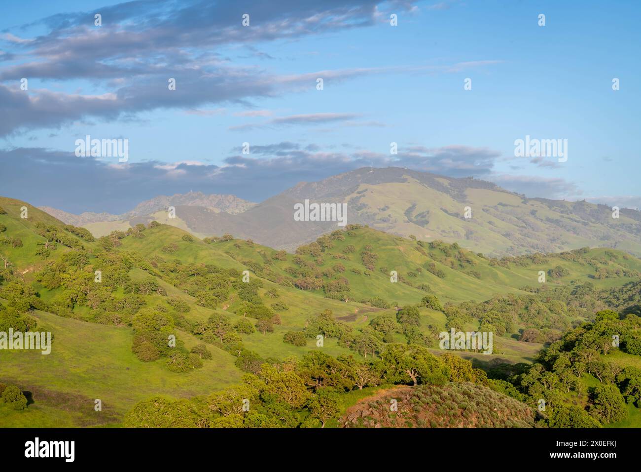 Mount Diablo State Park at Sunset Stock Photo - Alamy