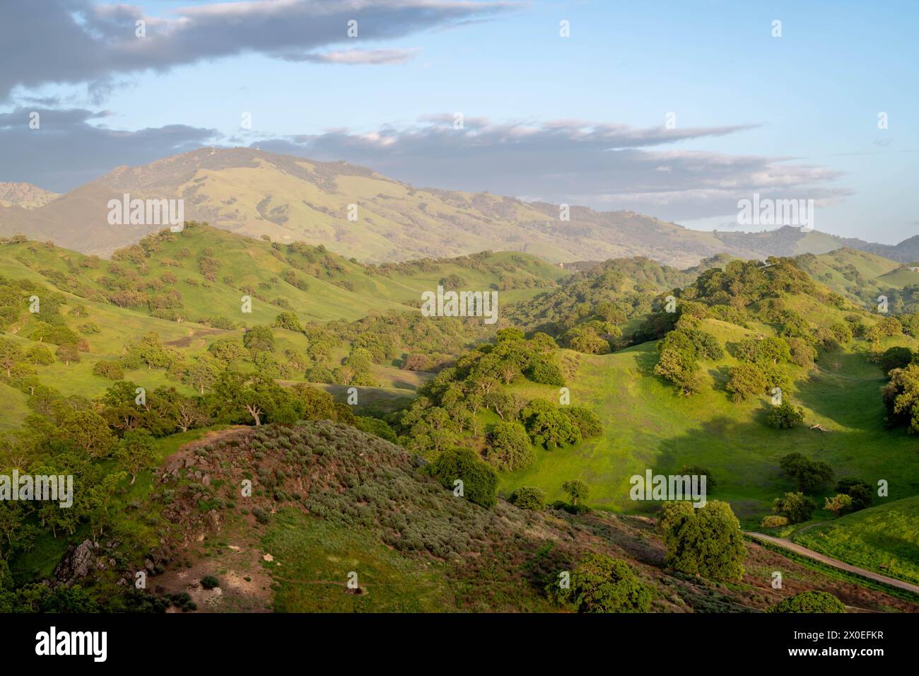 Mount Diablo State Park at Sunset Stock Photo - Alamy