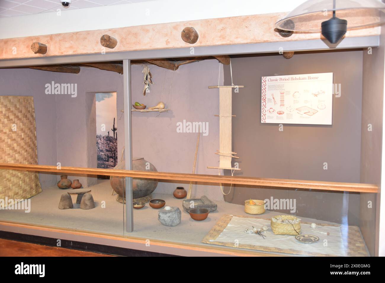 Coolidge, AZ., U.S.A., 3/16/2024. Casa Grande Ruins National Monument ...