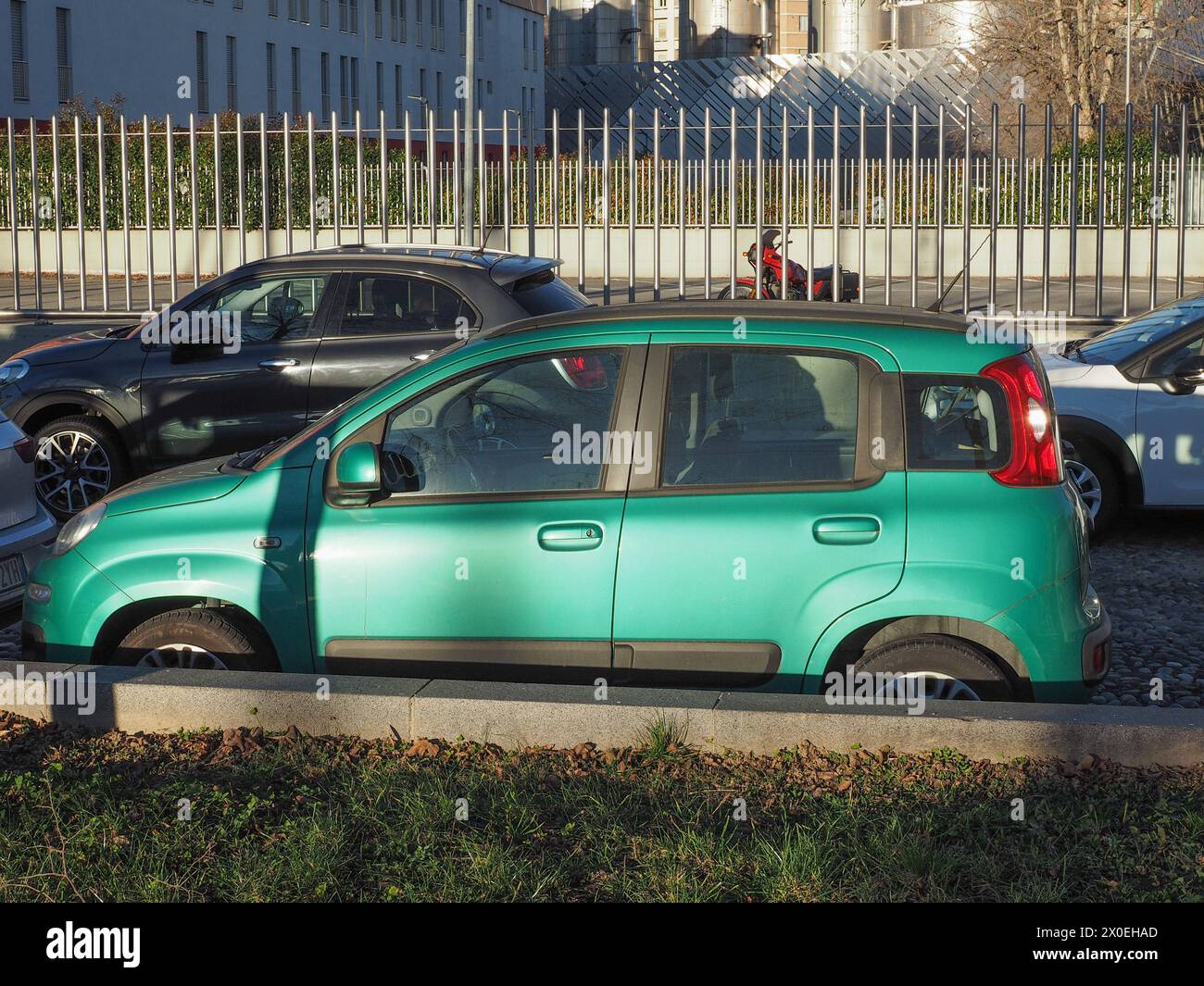 TURIN, ITALY - JANUARY 04, 2024: Green Fiat Panda Car Stock Photo - Alamy