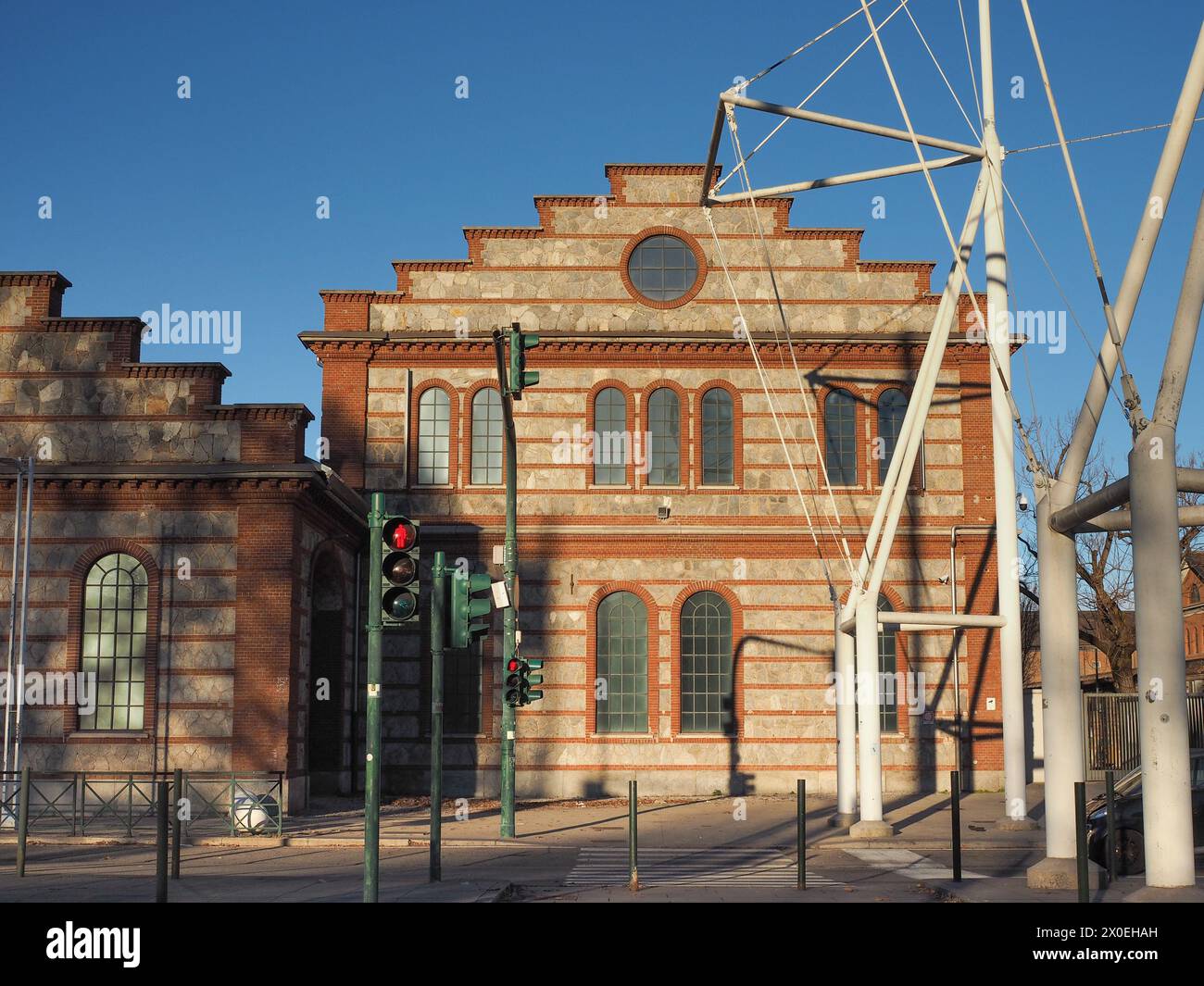 TURIN, ITALY - JANUARY 04, 2024: OGR Officine Grandi Riparazioni ...