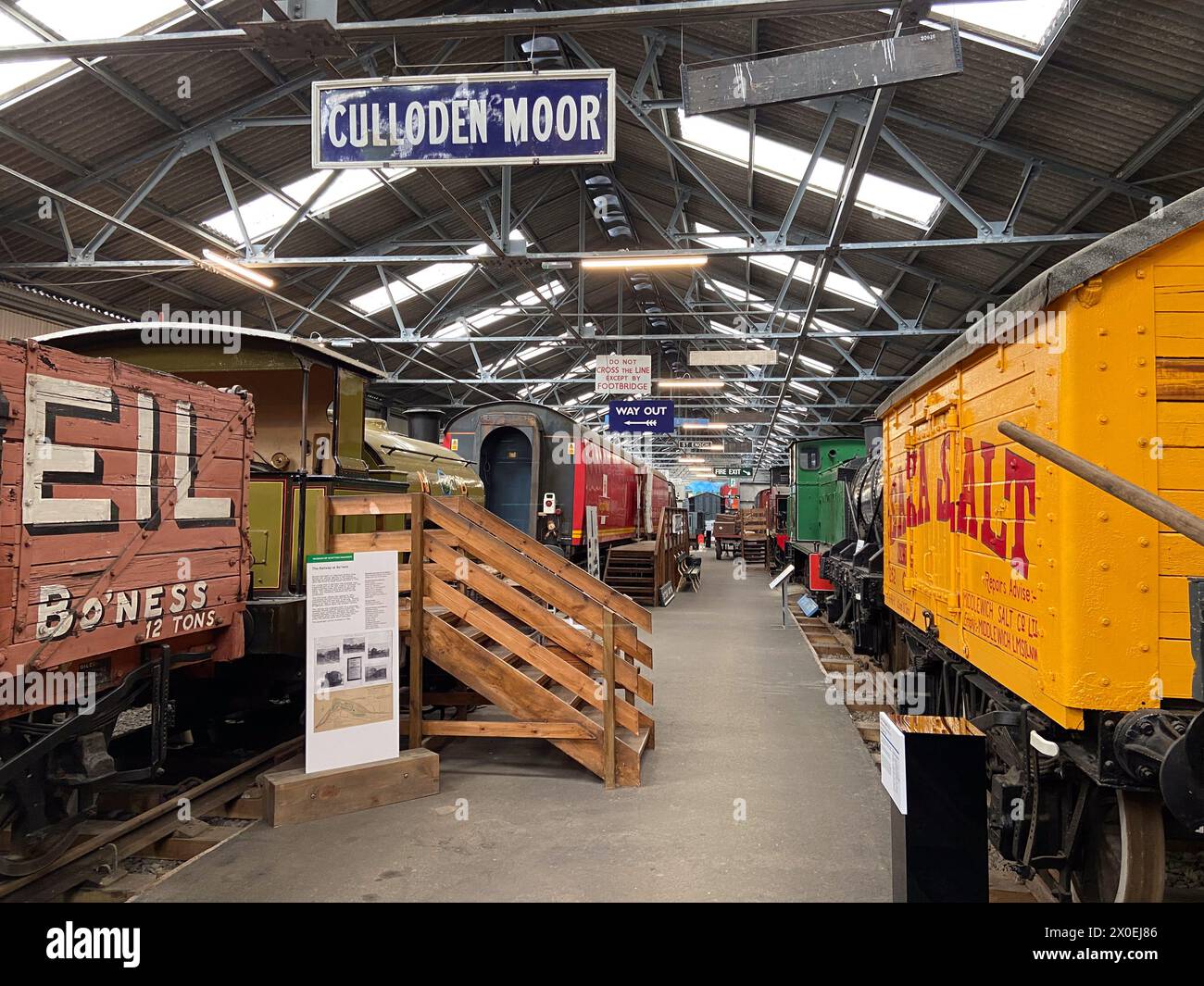 Scottish Railway Museum, Bo'ness, Scotland Stock Photo - Alamy