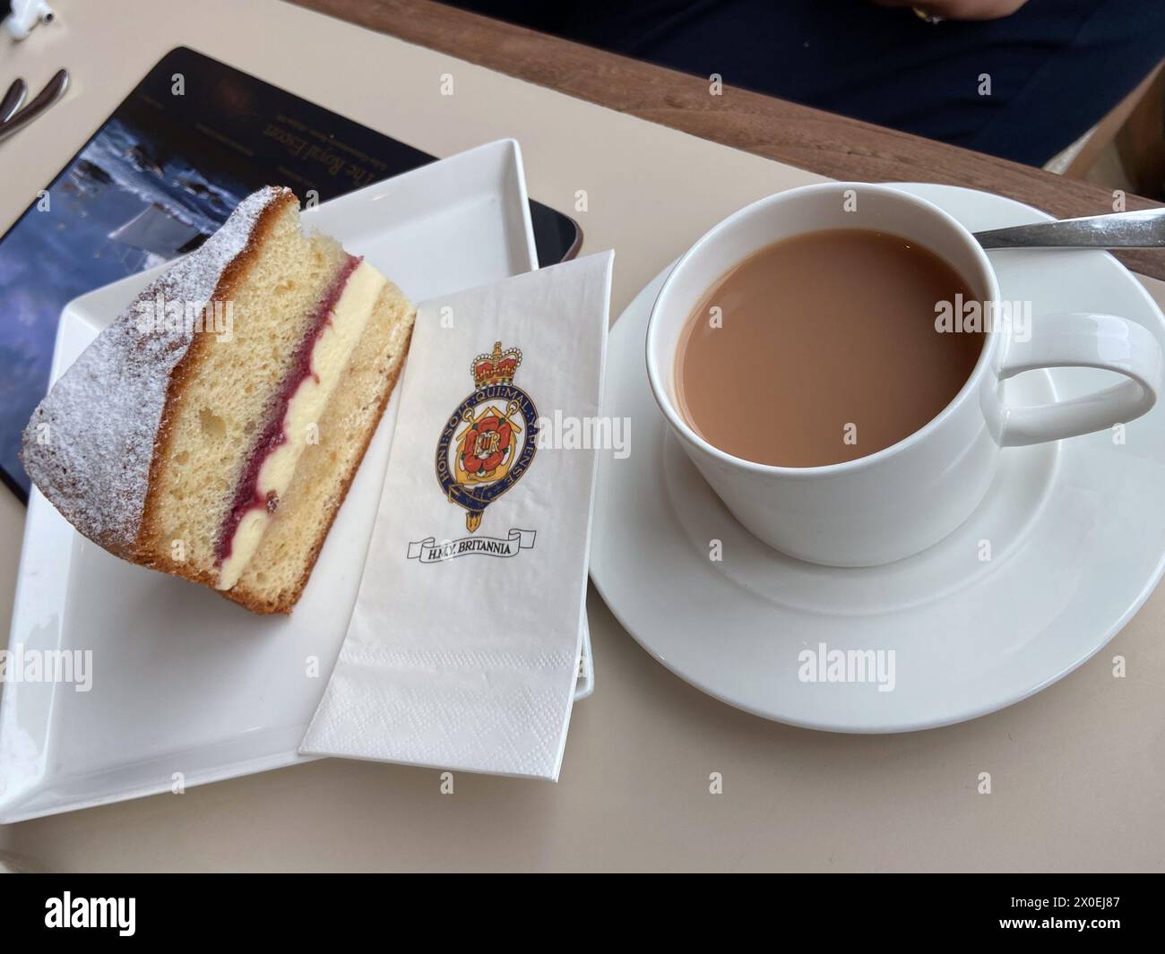Afternoon Tea aboard Royal Yacht Britannia Stock Photo - Alamy
