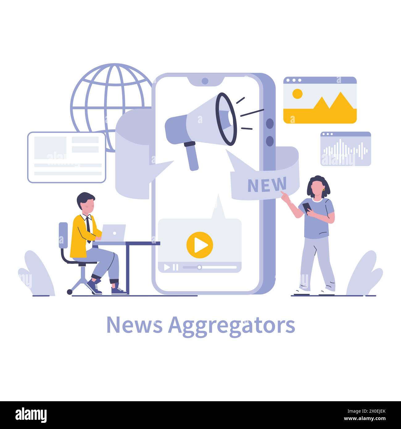 News aggregators Cut Out Stock Images & Pictures - Alamy