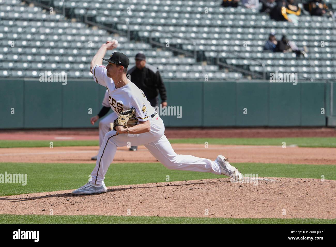 Salt Lake UT, USA. 22nd Apr, 2023. Sale Lake pitcher Travis MacGregor ...