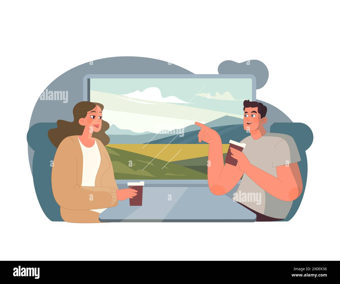 Co travelers Stock Vector Images - Alamy