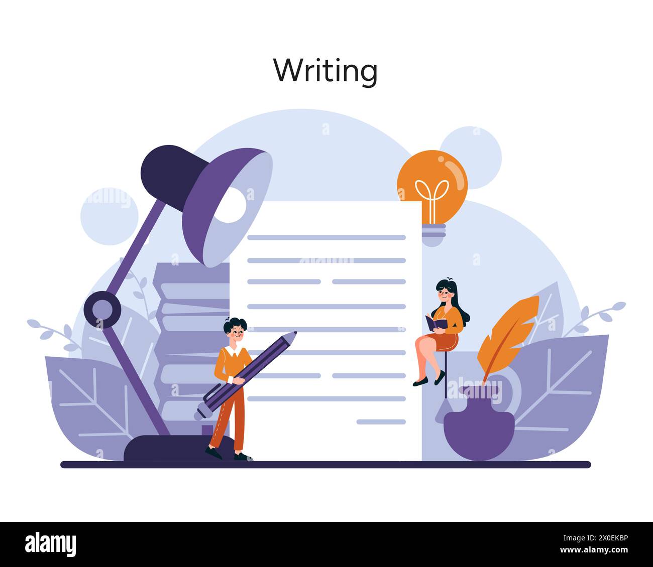 Literary passion Stock Vector Images - Alamy