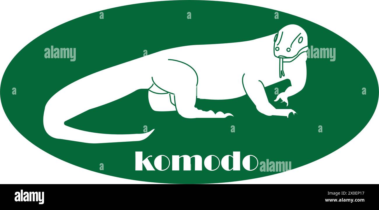 Komodo icon vector illustration symbol design Stock Vector Image & Art ...