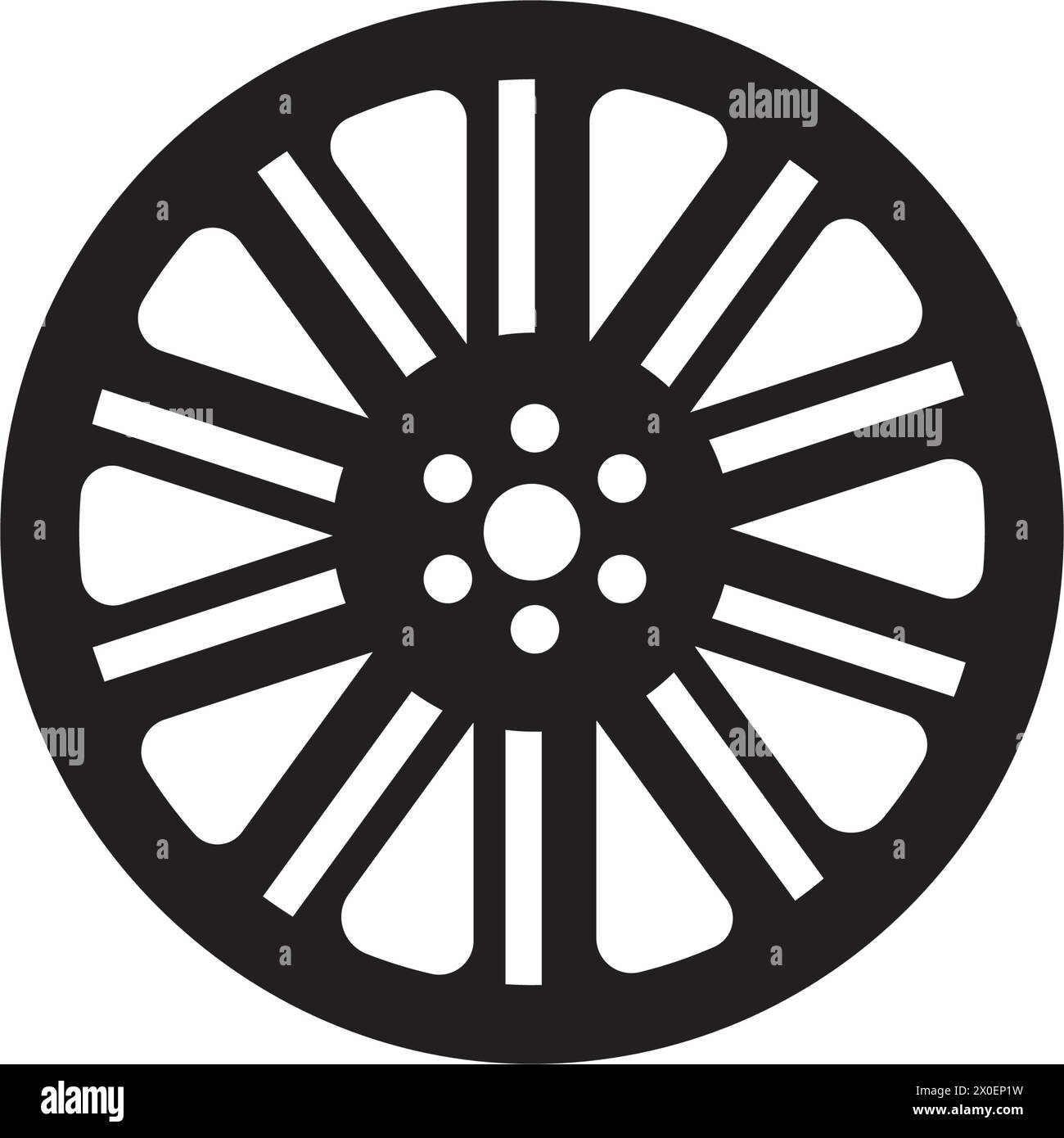 car rim icon vector illustration logo design Stock Vector Image & Art ...