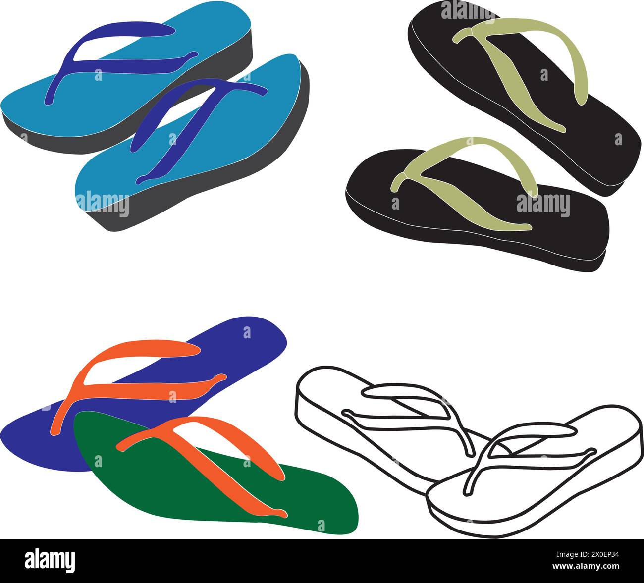 sandals icon vector illustration symbol design Stock Vector Image & Art ...