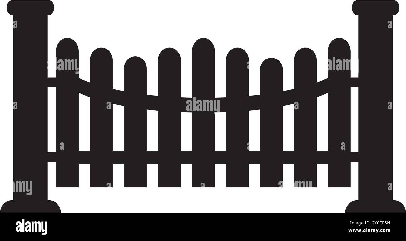 fence icon vector illustration symbol design Stock Vector Image & Art ...