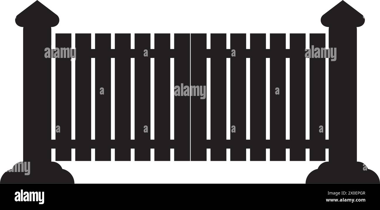 fence icon vector illustration symbol design Stock Vector Image & Art ...