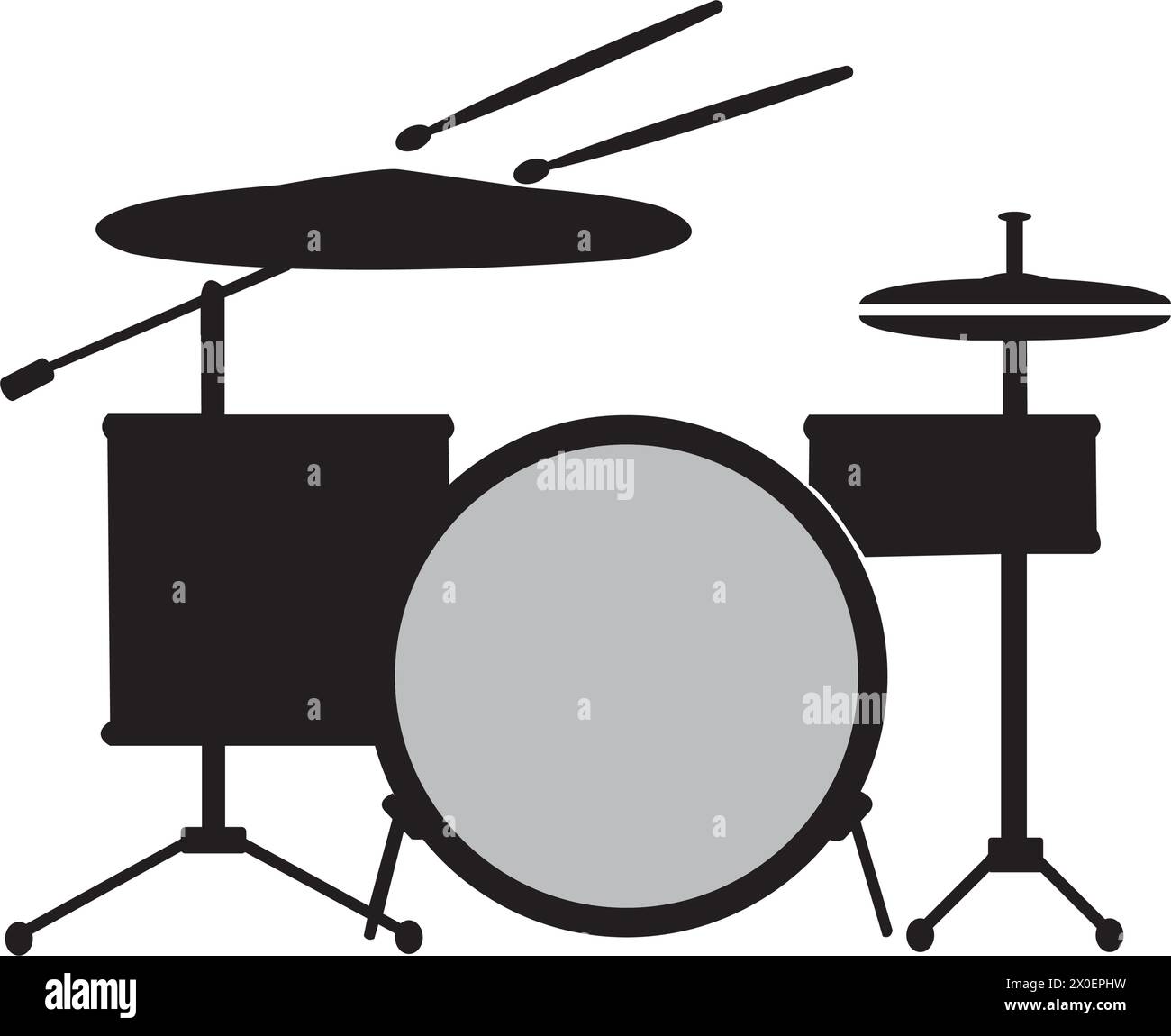drum set icon,vector illustration logo design Stock Vector Image & Art ...