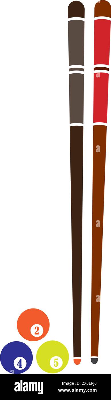 Cue stick Stock Vector Images - Alamy