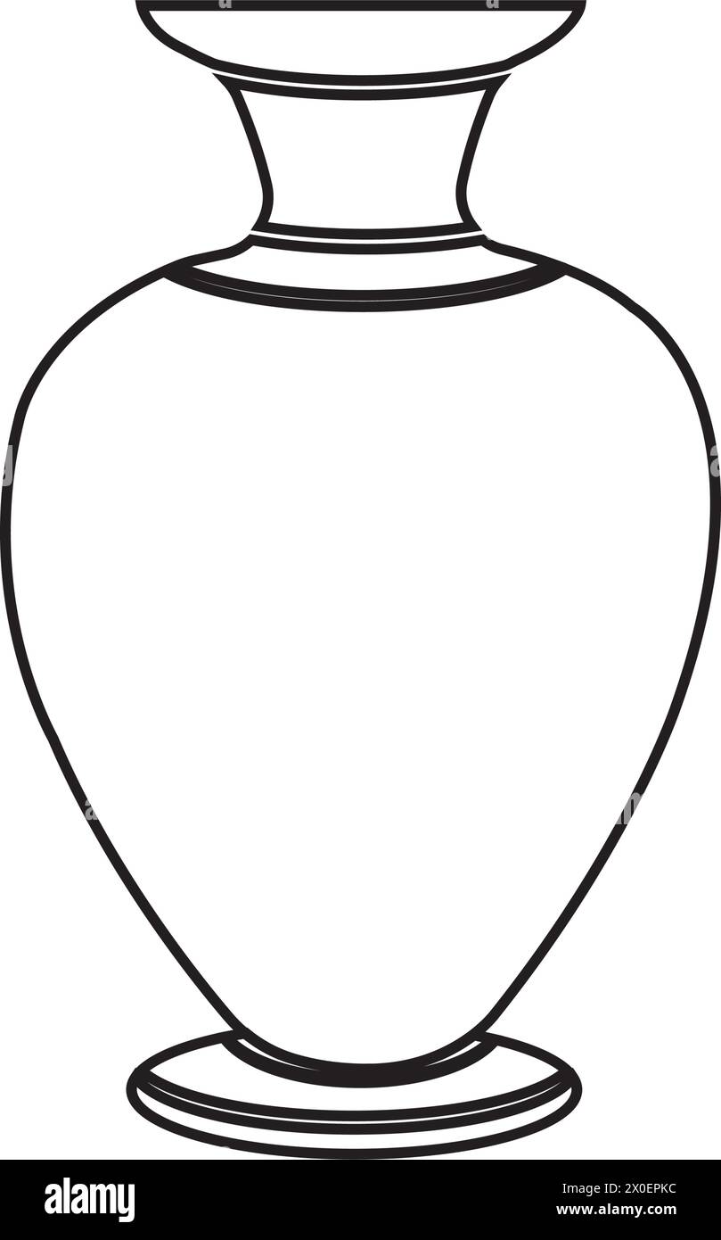 ceramic jar icon vector illustration logo design Stock Vector Image ...