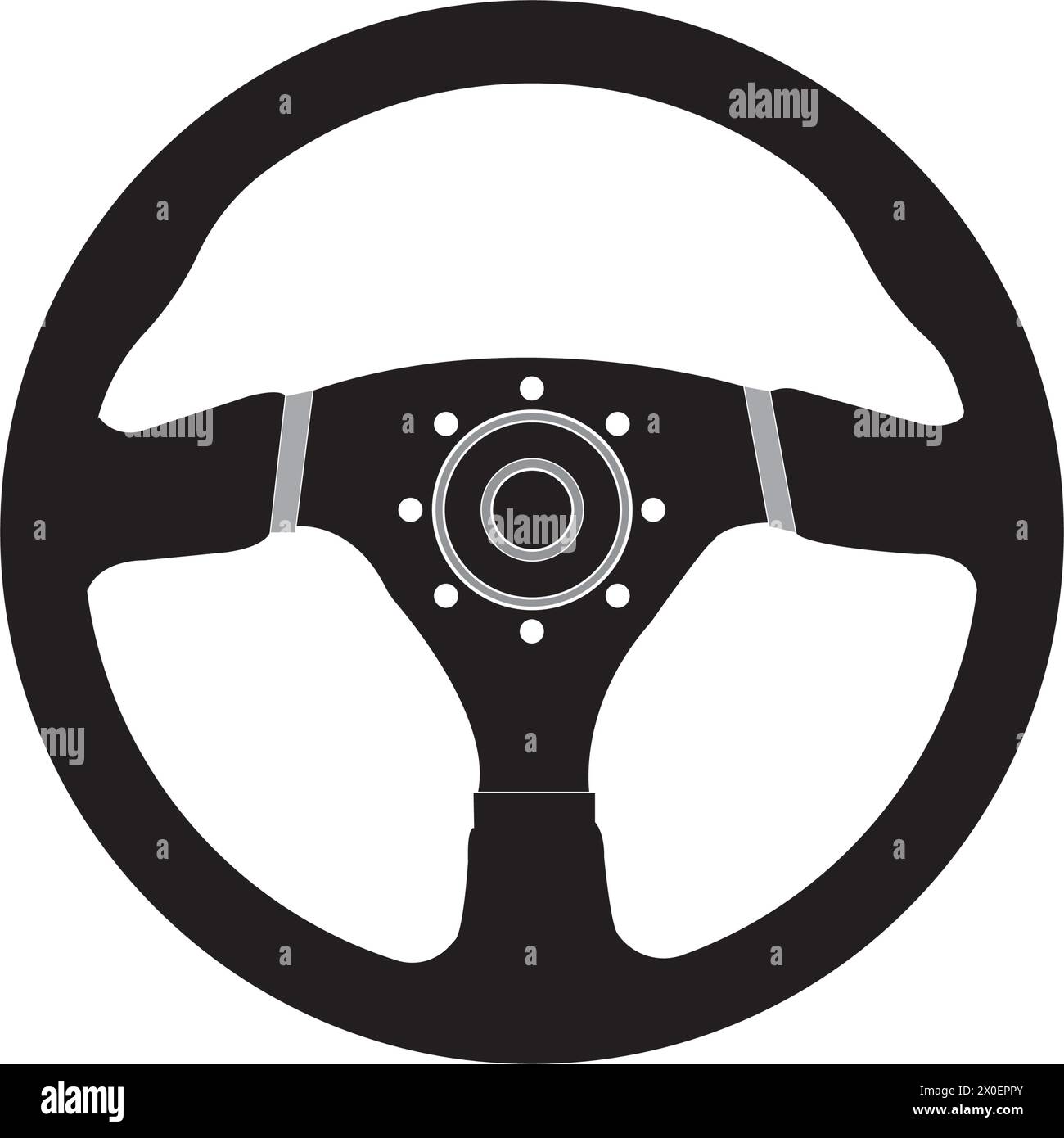 Steering wheel icon vector illustration. Car steering wheel symbol ...