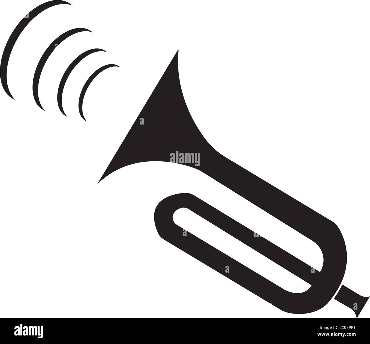 car horn vector illustration logo design Stock Vector Image & Art - Alamy