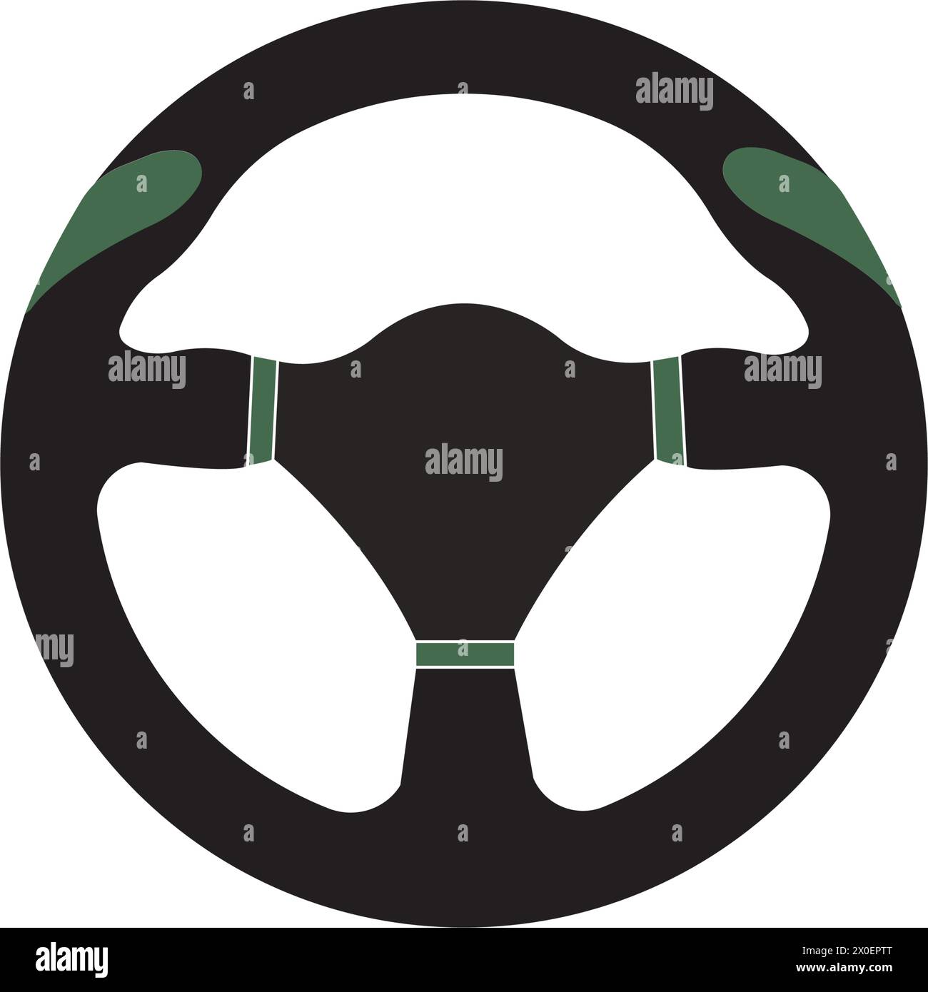 Steering wheel icon vector illustration. Car steering wheel symbol ...